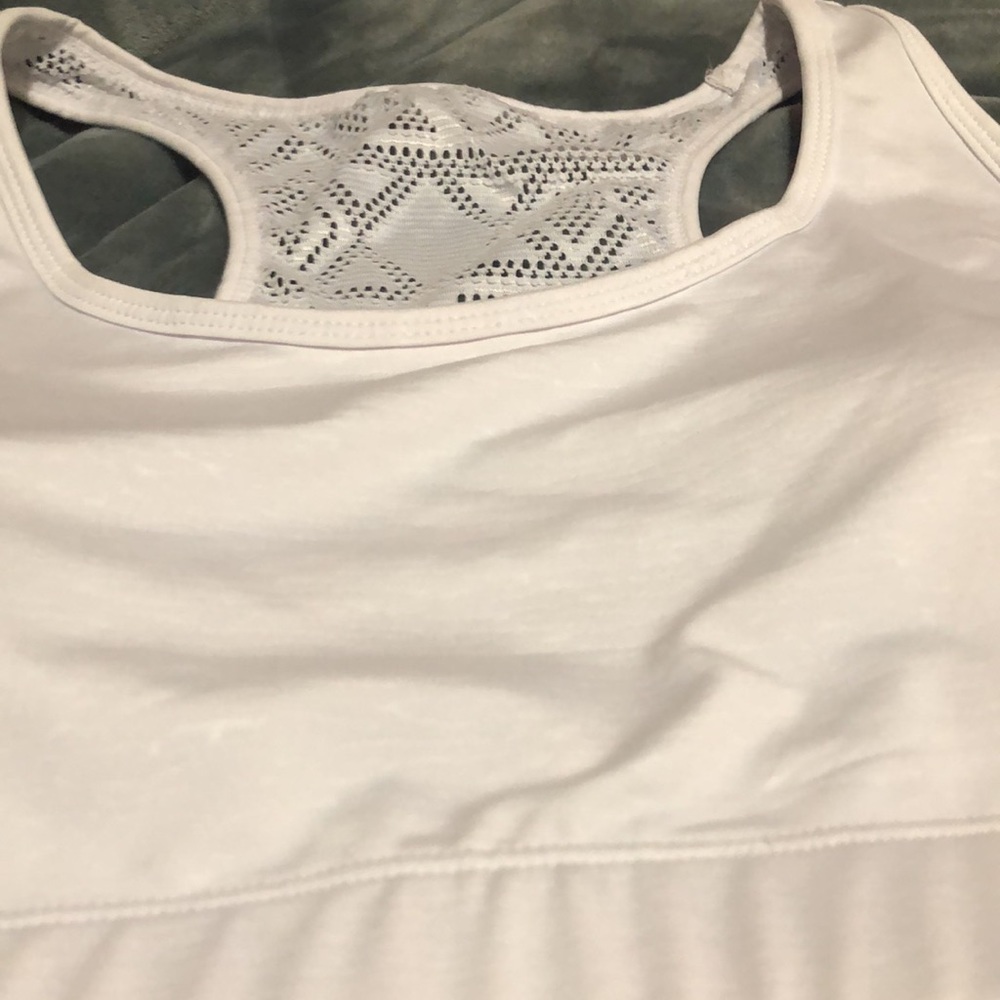 Zyia White Bomber Bra With Mermaid Leggings Gem